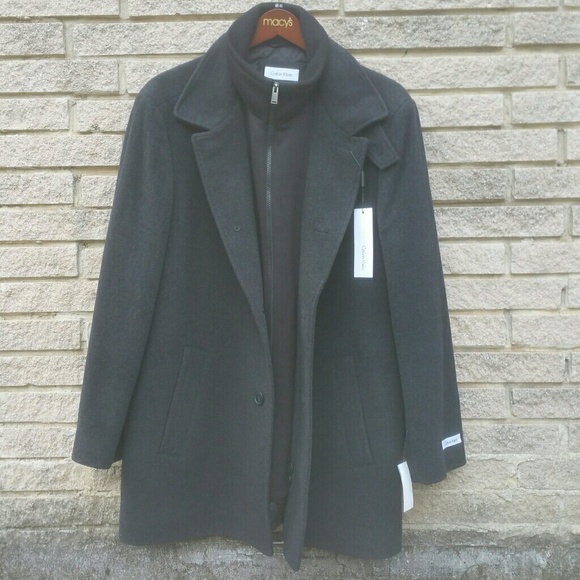 Calvin Klein | Jackets & Coats | Calvin Klein Wool Coat Mens | Poshmark